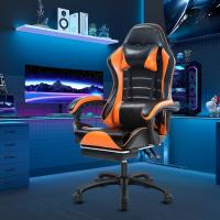 China ALINUNU Ergonomic Gaming Chair for Adults Footrest Swivel Chair in Synthetic Leather for sale