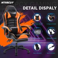 China ALINUNU Ergonomic Gaming Chair for Adults Footrest Swivel Chair in Synthetic Leather for sale