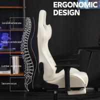 China Customize Home Office Ergonomic Gaming Chair with Adjustable Height and Footrest for sale