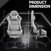 China Customized Color Ergonomic Gaming Chair Height Adjustable and Recliner Function for sale