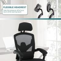 China Mail Packing Ergonomic Office Chairs Reclining Backed Mesh Chairs with Lumbar Support for sale