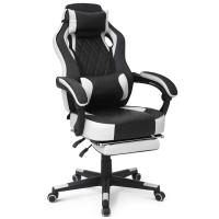China Customized Color Racing Style PU Leather Gaming Chair with Swivel Functionality for sale