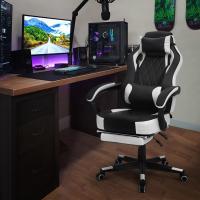 China Customized Color Racing Style PU Leather Gaming Chair with Swivel Functionality for sale