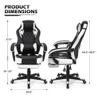 China Customized Color Racing Style PU Leather Gaming Chair with Swivel Functionality for sale