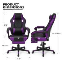 China Racing Style PU Leather Gaming Chair Ergonomic Design Foam Seat Material from ALINUNU for sale