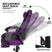 China Racing Style PU Leather Gaming Chair Ergonomic Design Foam Seat Material from ALINUNU for sale
