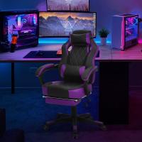 China Racing Style PU Leather Gaming Chair Ergonomic Design Foam Seat Material from ALINUNU for sale