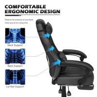 China Swivel Chair ALINUNU PU Leather Gaming Chair with 360 Swivel/ Height Adjust/Recliner for sale