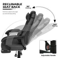 China Swivel Chair ALINUNU PU Leather Gaming Chair with 360 Swivel/ Height Adjust/Recliner for sale