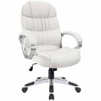 China 36.3lb High Back Computer Desk Chair with Upholstered Armrests and Adjustable Height for sale