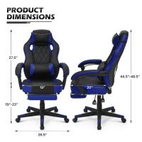 China Adjustable Height Gaming Chair in PU Leather for Racing Style Computer Gaming at ALINUNU for sale