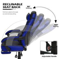 China Adjustable Height Gaming Chair in PU Leather for Racing Style Computer Gaming at ALINUNU for sale