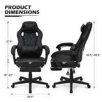 China ALINUNU 's PU Gaming Chair Ergonomic Racing Style Adjustable for Long Gaming Sessions for sale