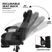 China ALINUNU 's PU Gaming Chair Ergonomic Racing Style Adjustable for Long Gaming Sessions for sale