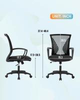 China Direct Gas Lift Office Chair with Waist Support Function and Maximum Weight of 300 Pounds for sale