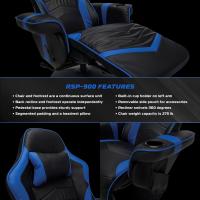 China 48.5 Pounds Gaming Chair with Footrest Customized Color and Multi-functional Features for sale