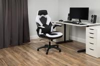 China High Back Gaming Chair Adjustable Height Racing Style 360 Swivel for Computer Game Room for sale