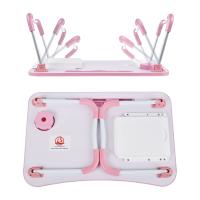 China Large Gym Laptop Bed Table Desk Tray Stand with Cup Holder Portable Foldable Lap Desk Bed Tray for sale