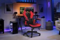 China 360 Swivel ALINUNU Gaming Chair Racing Style High Back PC Computer Desk with Headrest for sale