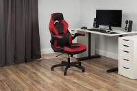 China 360 Swivel ALINUNU Gaming Chair Racing Style High Back PC Computer Desk with Headrest for sale
