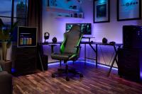 China Height Adjustable Recliner Gaming Chair with 360 Swivel and Integrated Headrest for sale