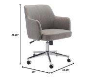 China 360 Degree Swivel Rolling Home Office Chair with Modern Design and Adjustable Height for sale