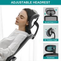 China Adjustable height High Back Mesh Desk Chair with Flip-Up Arms and Modern Design Style for sale