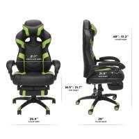 China Metal Type Aluminum Ergonomic Gaming Computer Chair with Integrated Headrest for sale