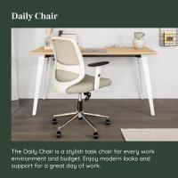 China 360 Swivel Mesh Computer Office Chair with Adjustable Lumbar Rest and Armrests 30 lbs for sale