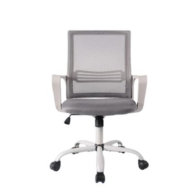China Swivel Desk Chair Silla Oficina Mesh Task Chair Ergonomic Mid Back for Adults Work for sale