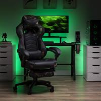 China 360 Swivel Ergonomic PC Computer Chair Gaming with Integrated Headrest Height Adjust for sale