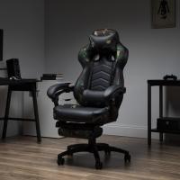 China 360 Swivel Ergonomic PC Computer Chair Gaming with Integrated Headrest Height Adjust for sale