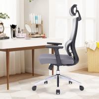 China Height Adjustable Office Chair L-Shaped Swivel Desk Chair for Adults Work at Home for sale