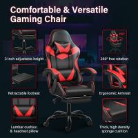 China Ergonomic Gaming Chair with Footrest and Lumbar Support 20