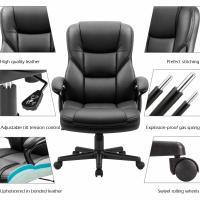 China Metal Type metal High Back Office Executive Chair Adjustable Managerial Home Desk Chair for sale