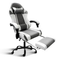 China Item Weight 33 Pounds Gaming Chair with Footrest and Lumbar Support Fabric Ergonomic for sale