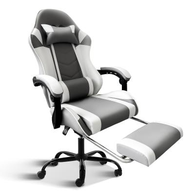 China Item Weight 33 Pounds Gaming Chair with Footrest and Lumbar Support Fabric Ergonomic for sale