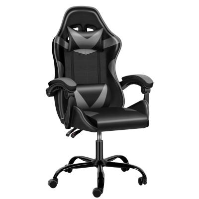 China Mail Packing Ergonomic Video Gaming Chair with Footrest and Lumbar Support 33 Pounds for sale