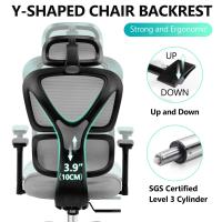 China Comfy High Back Ergonomic Office Chair with 3 Gas Lift and Breathable Mesh for sale
