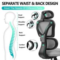 China Comfy High Back Ergonomic Office Chair with 3 Gas Lift and Breathable Mesh for sale