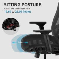China 3 Gas Lift Ergonomic High Back Office Chair with Dynamic Seat Design Style Modern for sale