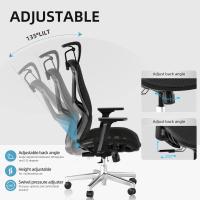 China 3 Gas Lift Ergonomic High Back Office Chair with Dynamic Seat Design Style Modern for sale