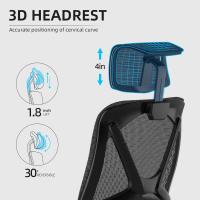 China 3 Gas Lift Ergonomic High Back Office Chair with Dynamic Seat Design Style Modern for sale