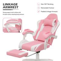 China Gaming Chair with Headrest and Lumbar Support 25