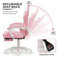 China Gaming Chair with Headrest and Lumbar Support 25