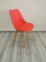 China 40'HQ Living Room Chairs with PU Cushion 1488pcs Prices Nordic Wooden Tulip Dining Chair for sale