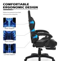 China Mail Packing MODERN Design Style Adjustable Gamer Chair with Headrest and Lumbar for sale