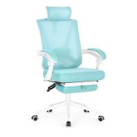 China 360 Swivel High Back Office Chair with Adjustable 2D Lumbar Support and Footrest for sale