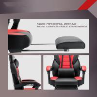 China Customized Color Racing Style Gaming Chair with Footrest and Headrest 45 Pounds for sale