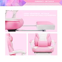 China s Favorite Racing Style Gaming Chair with Footrest and Headrest Item Weight 45 Pounds for sale